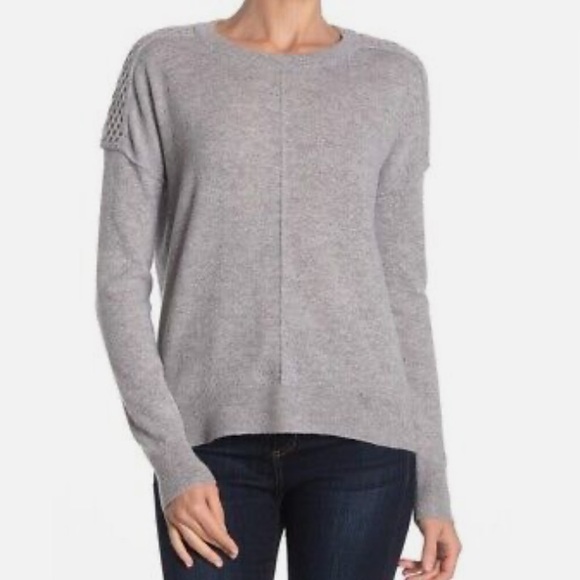 Griffen | Sweaters | Griffen Cashmere Womens Pointelle Textured ...